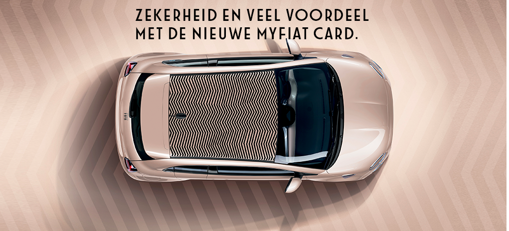 MyFiat card biedt zekerheid en veel voordeel.